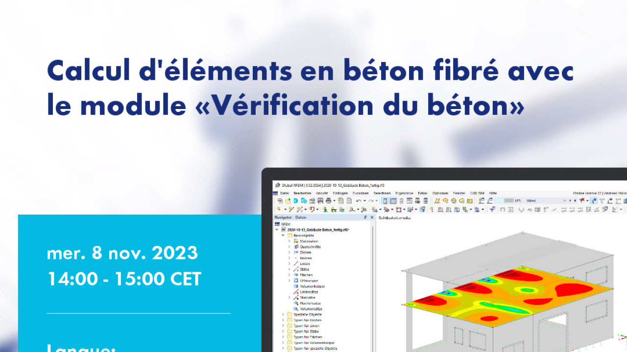 Webinaire : Calcul d'éléments en béton fibré... - Webinaires.net