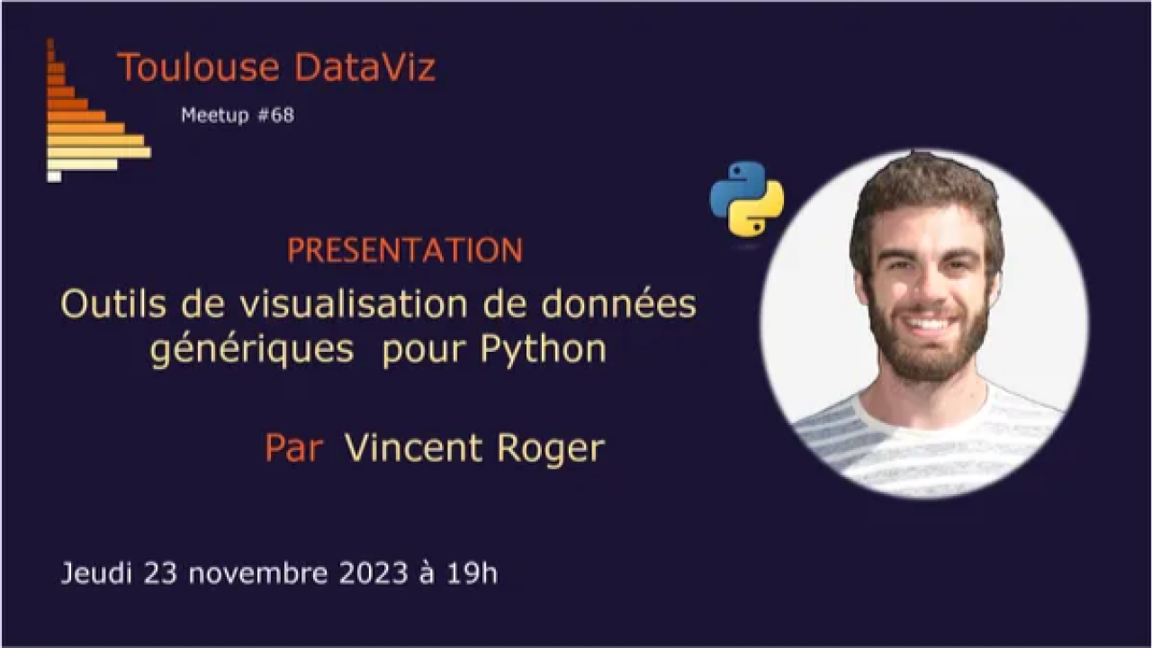 Webinaire : Outils de visualisation de données génériques pour Python ...