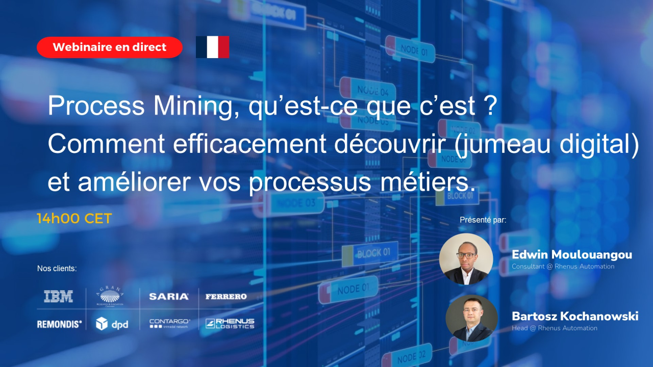 Webinaire : Process mining, qu’est-ce que c’est ? - Webinaires.net