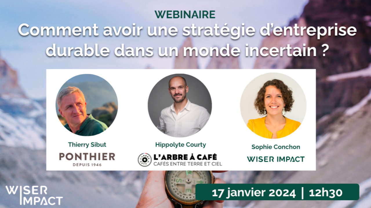 Webinaire : Stratégie durable dans un monde incertain - Webinaires.net