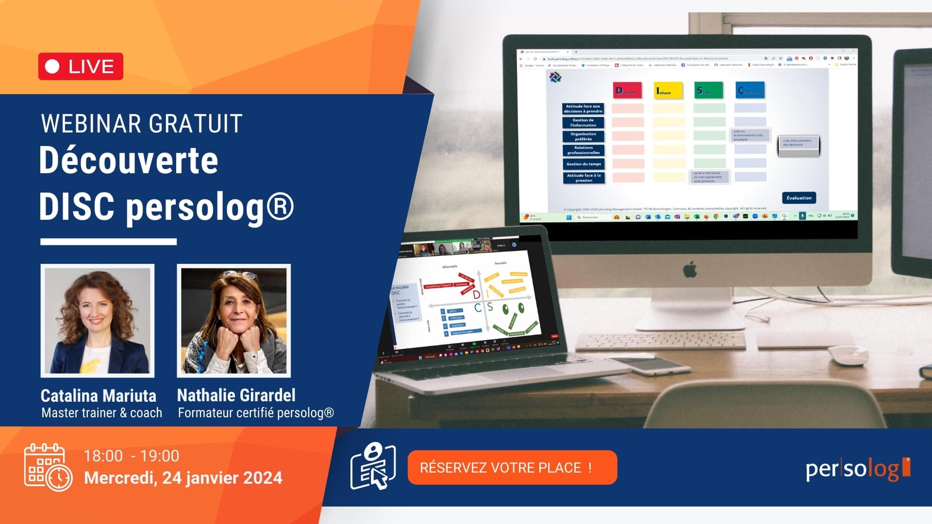 Webinaire : Découverte DISC persolog - Webinaires.net