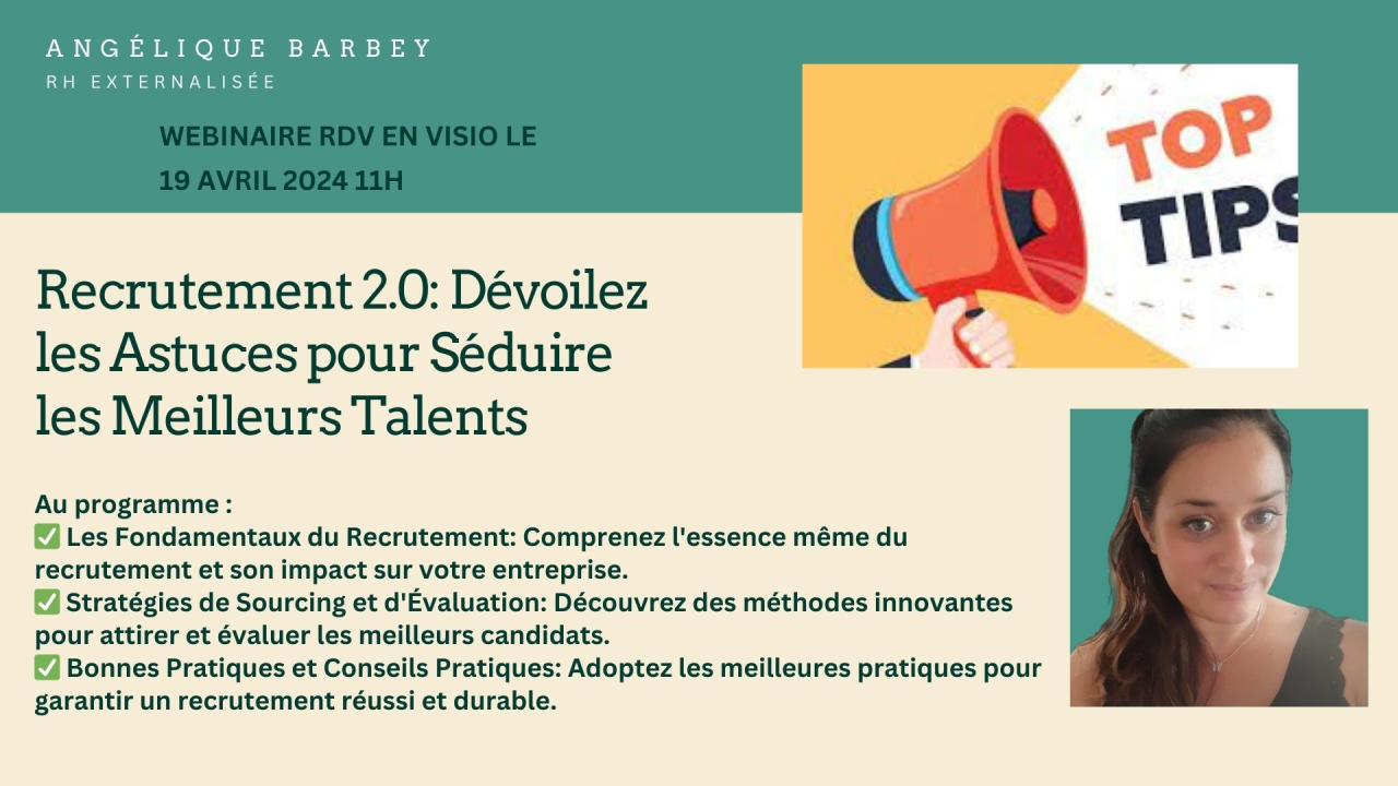 Webinaire : Recrutement 2.0 : dévoilez les astuces pour séduire les ...