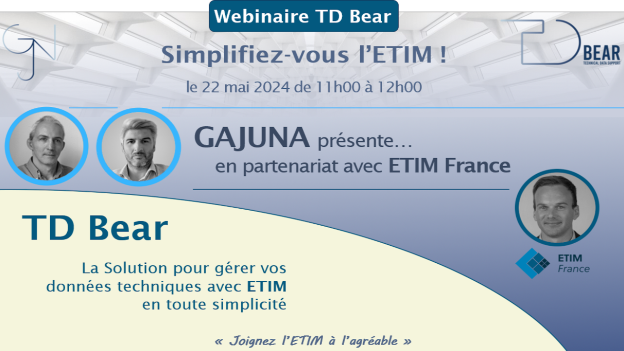 Webinaire : Simplifiez-vous l'ETIM avec TD Bear. - Webinaires.net