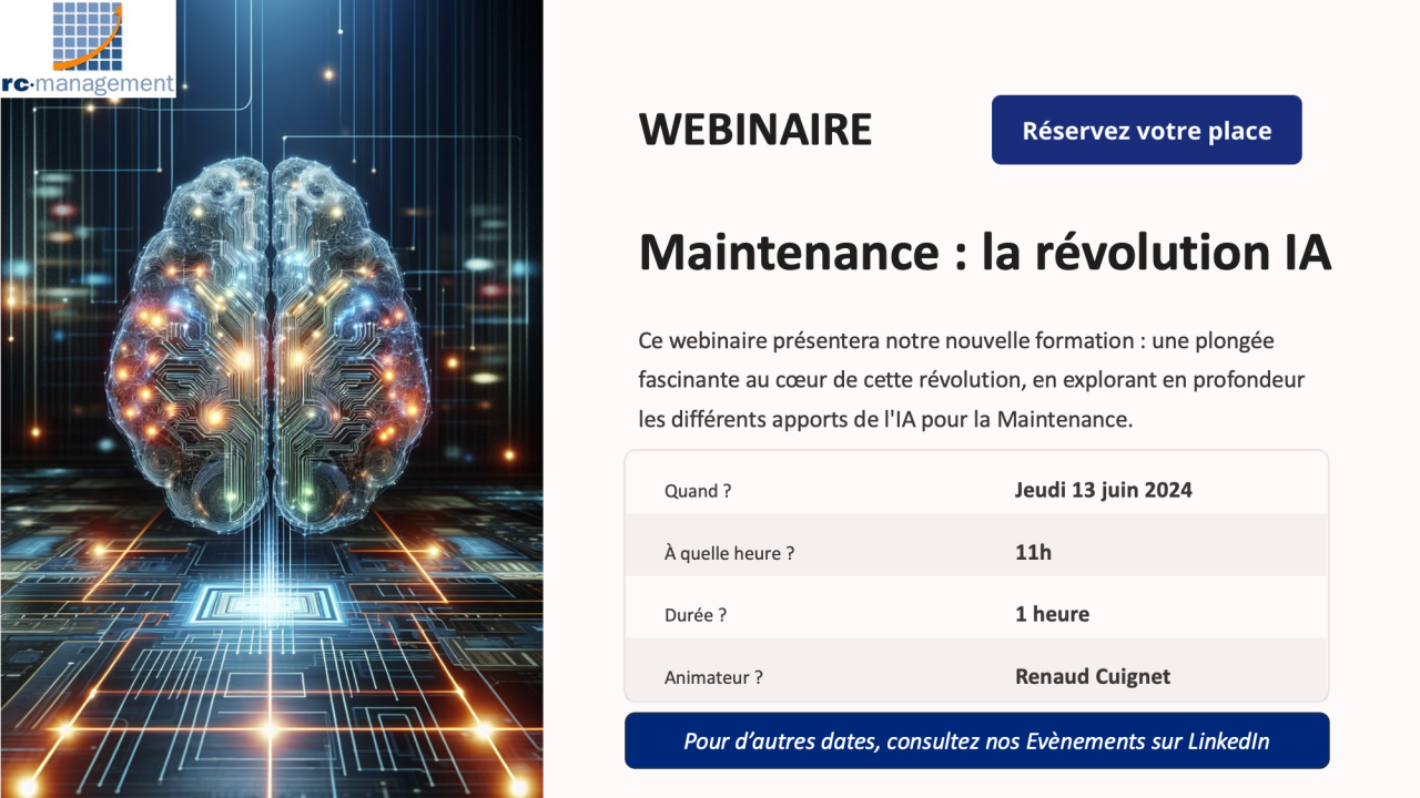 Webinaire : Maintenance, la révolution IA - Webinaires.net