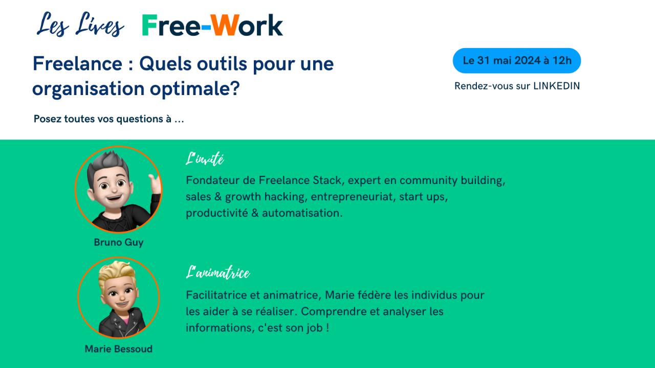 Webinaire : Freelance : quels outils pour une organisation optimale ...