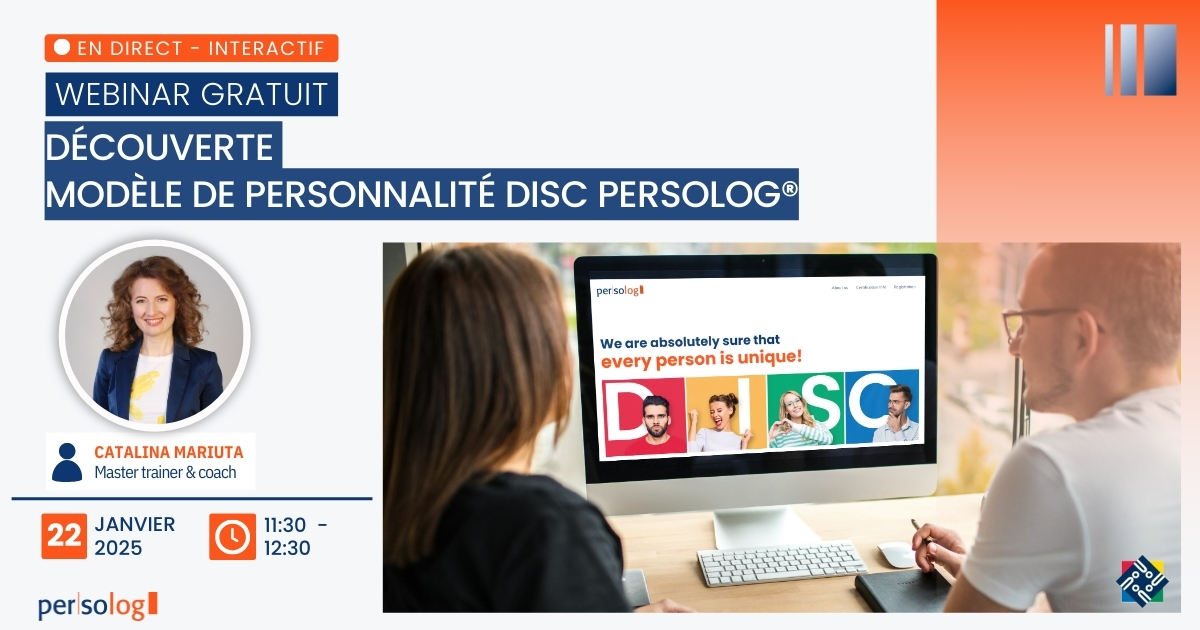 Webinaire : Découverte DISC persolog - Webinaires.net