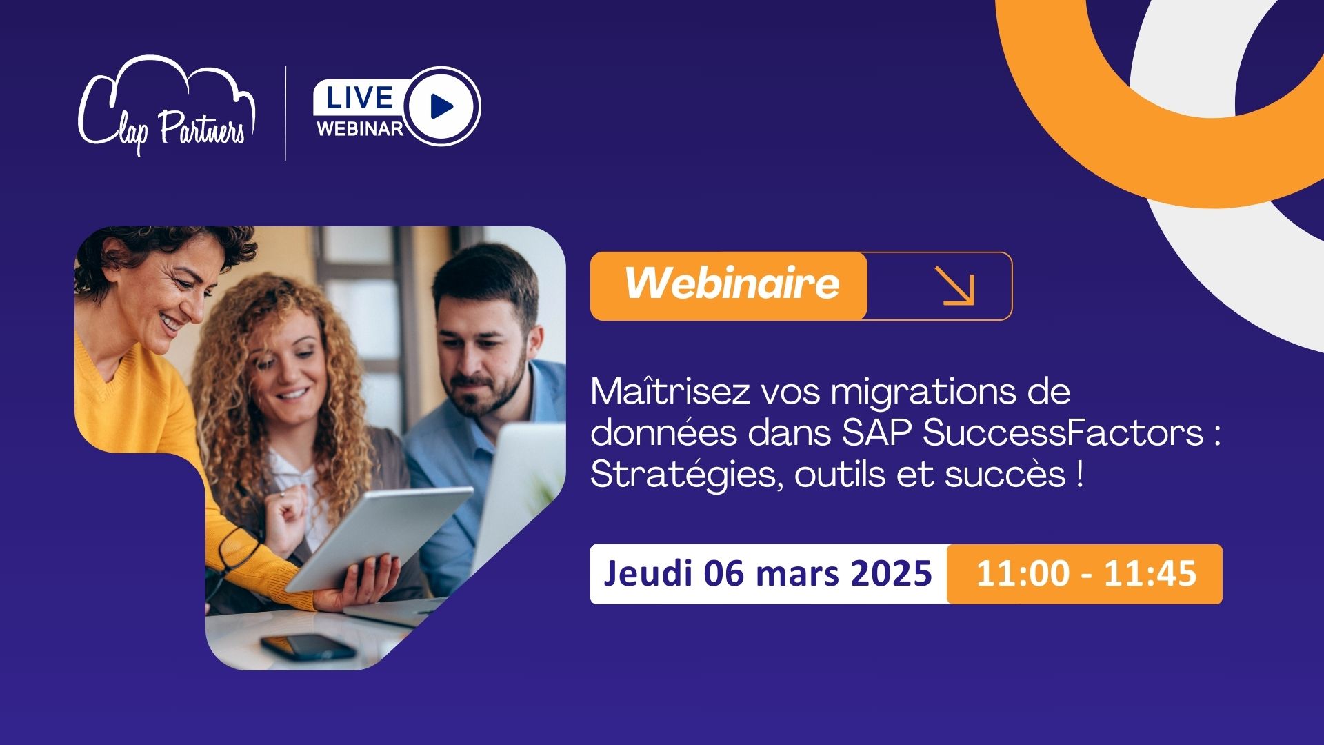 Webinaire : Maîtrisez vos migrations de données dans SAP SuccessFactors ...