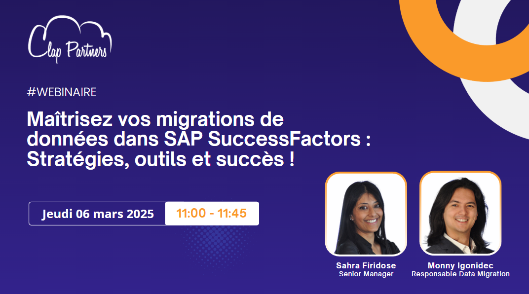 Webinaire : Maîtrisez vos migrations de données dans SAP SuccessFactors ...