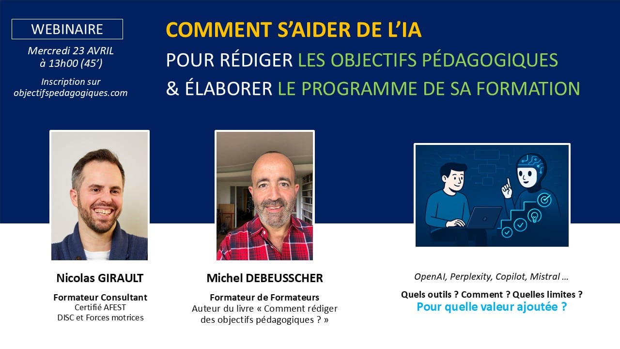 Webinaire : Comment s’aider de l’IA pour rédiger les objectifs ...